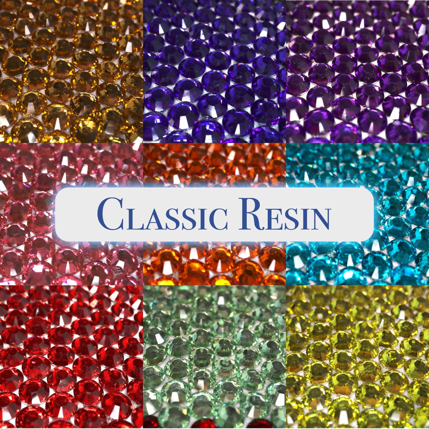 Classic Resin Rhinestones for Tumblers, Shoes & Crafts | Peach’s ...