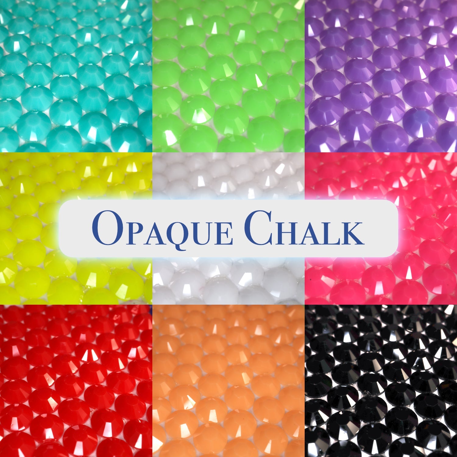 Opaque Chalk Resin Rhinestones – Matte Finish for Tumblers & Crafts ...